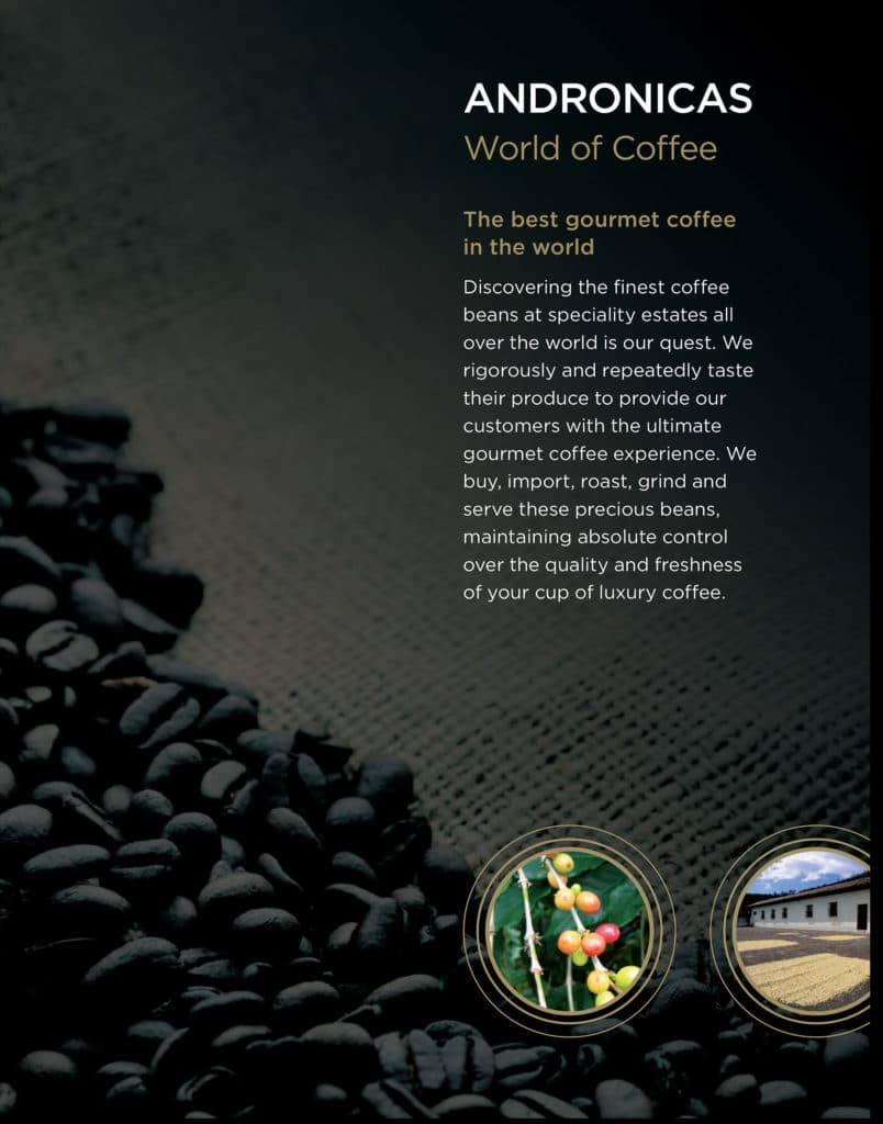 Andronicas 1849 Signature Blend Whole Coffee Bean Aroma Coffee 1kg ...